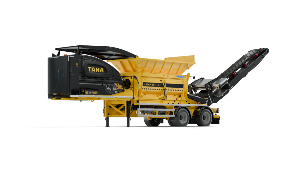 TANA Hammerhead D waste shredder - High-capacity, semi-trailer