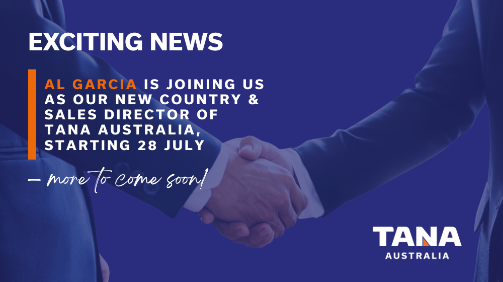 Al Garcia appointed as Country & Sales Director of Tana Australia - Tana